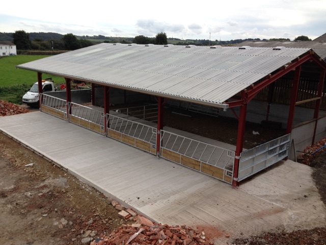 Heavy Duty Cattle Feed Barrier with Timber Skirt - Gst Fabrication