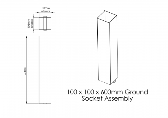 Ground Sockets / Sleeves - GST Fabrication