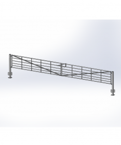 Department of Transport DOT Style Double Gates - Gst Fabrication