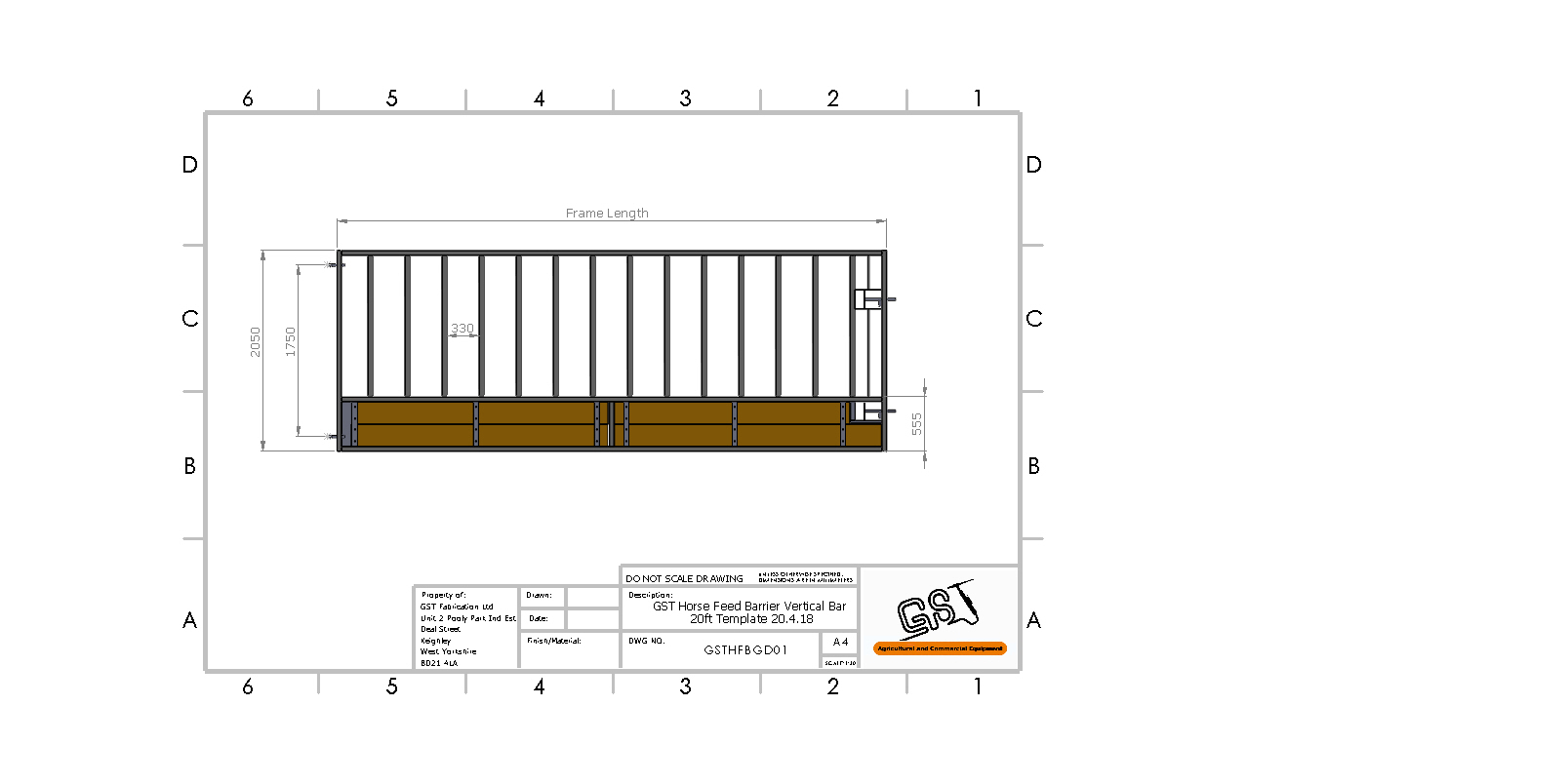 Horse Feed Barriers as Gate Heavy Duty - Gst Fabrication