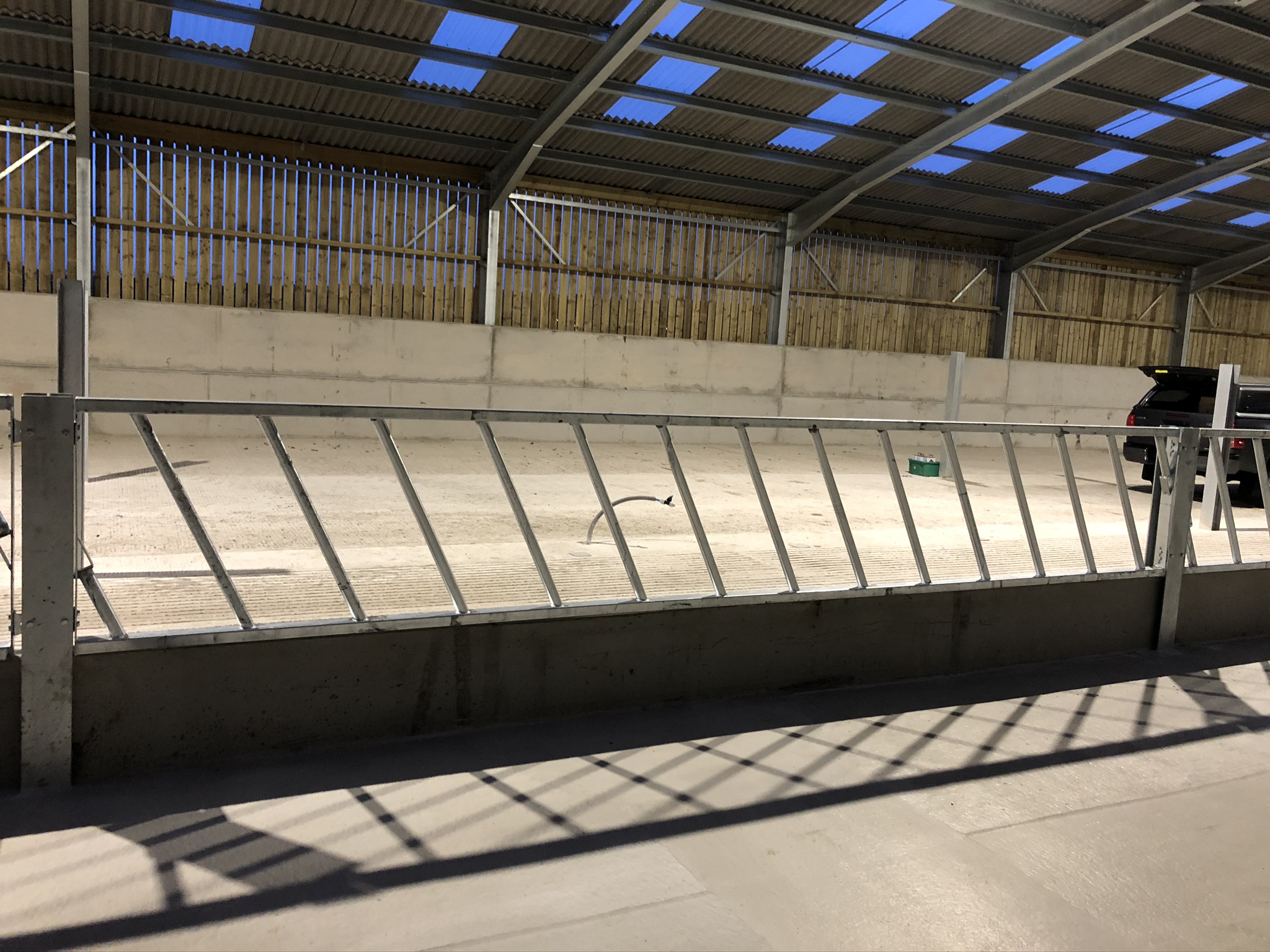 Heavy Duty Cattle Feed Barrier / Fence - Gst Fabrication