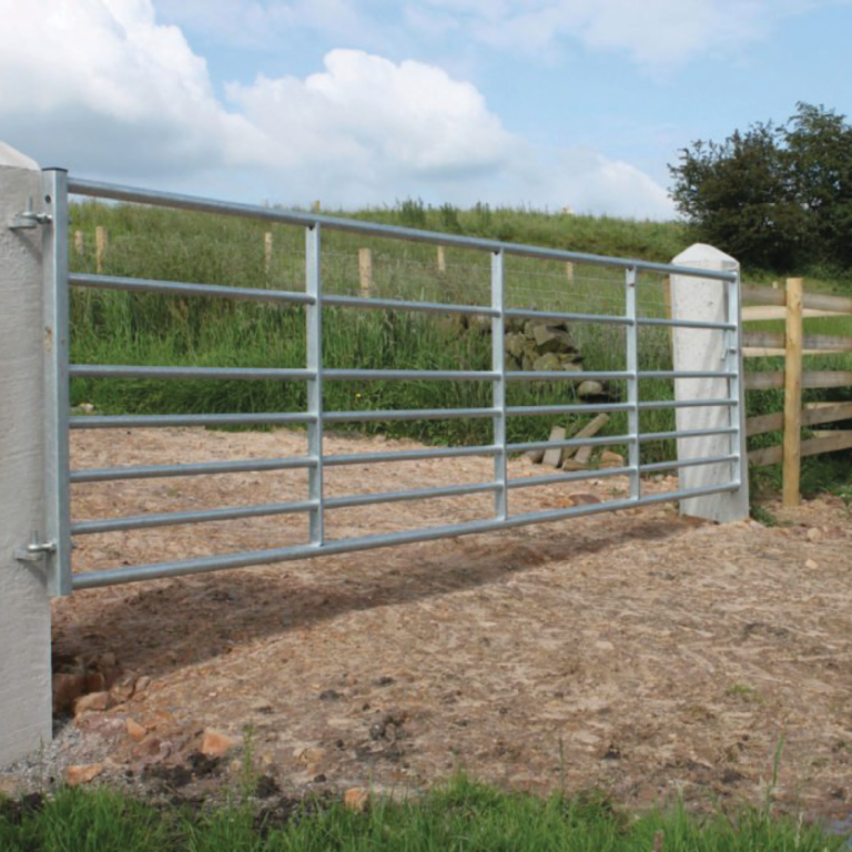 IAE Ashbourne 7 Rail Metal Field Gate - GST Fabrication