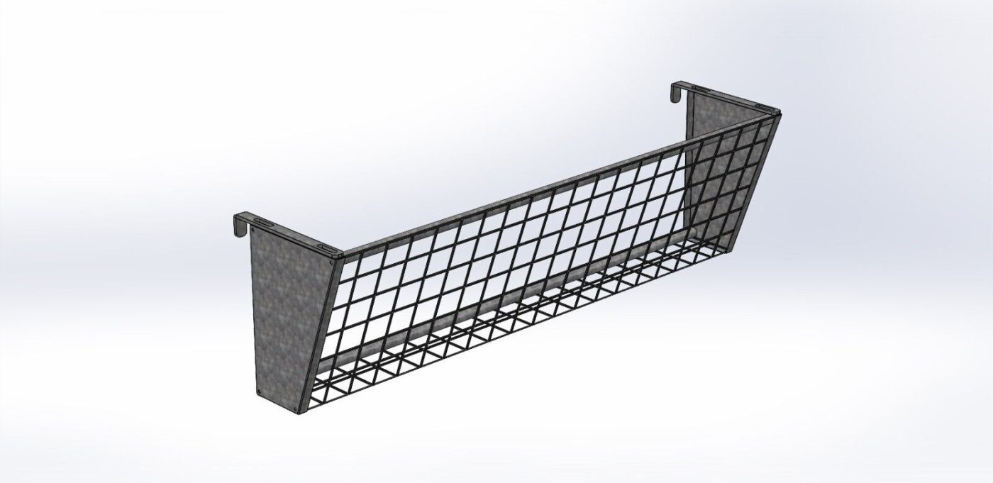 Hook Over Sheep Hay Rack - GST Fabrication