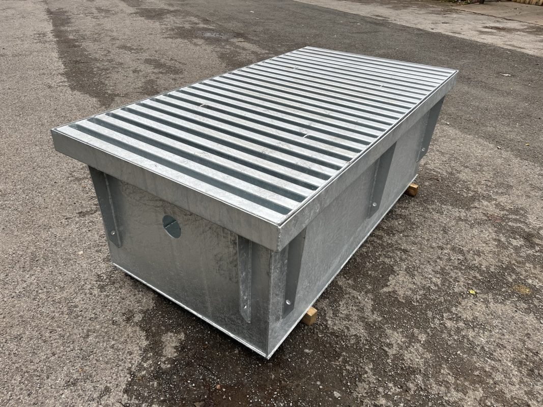 Sump Drainage Pit with Grid - GST Fabrication